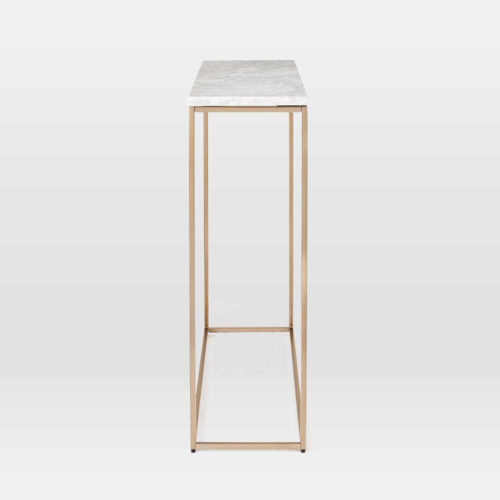 West elm marble console store
